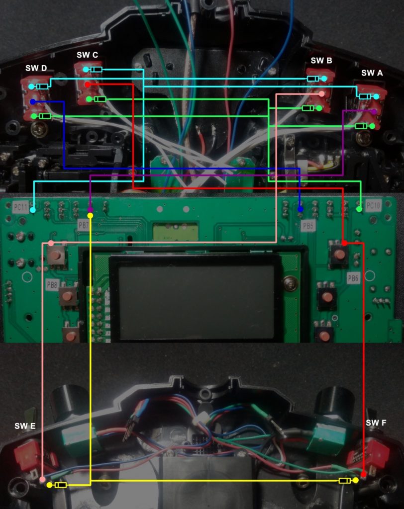 Ultimate7e: Adding 4 extra 3-way switches – silpstream